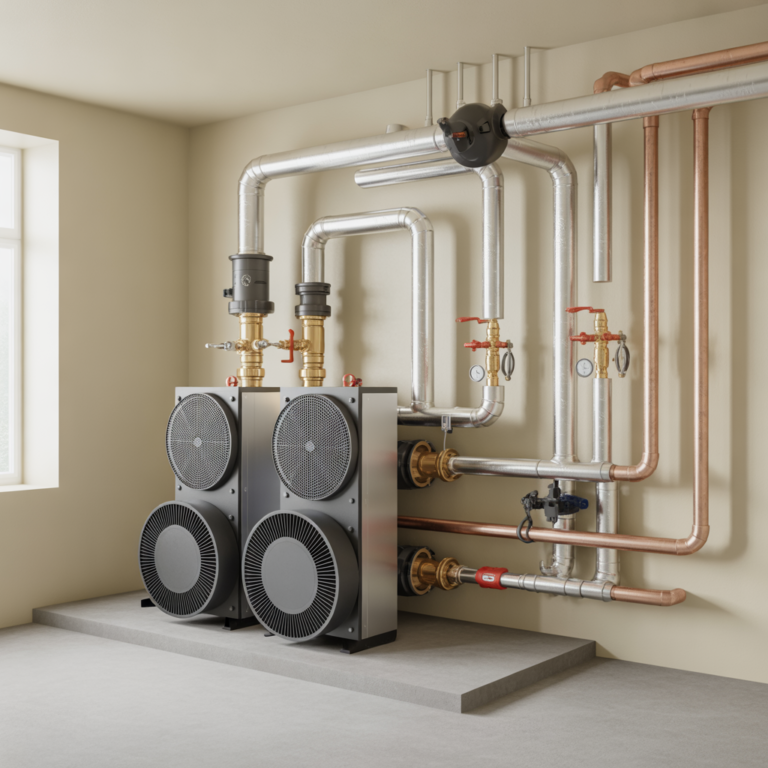 Nyinstallation av fjärrvärmecentral och injustering av radiatorsystem i ...
